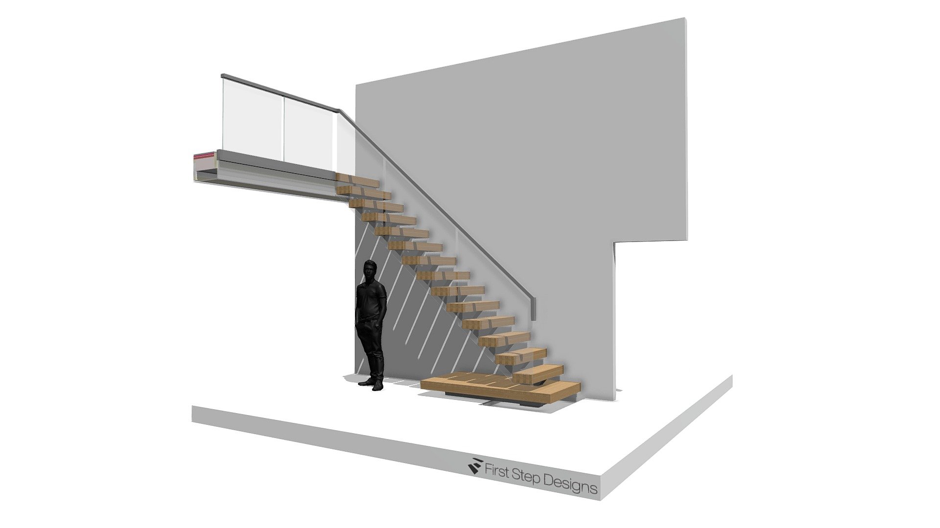 S Near Preliminary Staircase design - Download Free 3D model by First ...