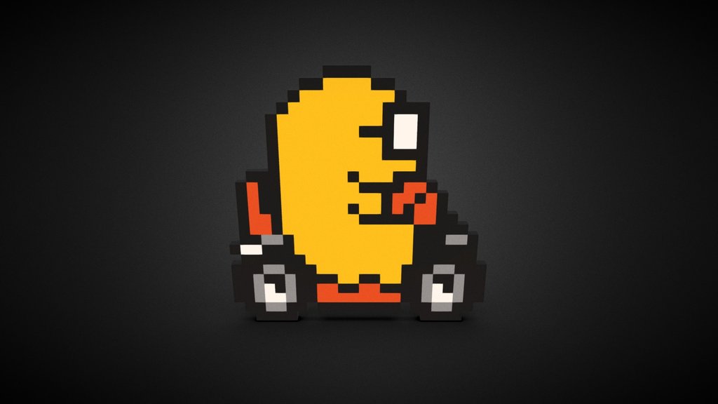 Super Pixel Kart - 3D Voxel Art - A 3D model collection by Código Píxel ...