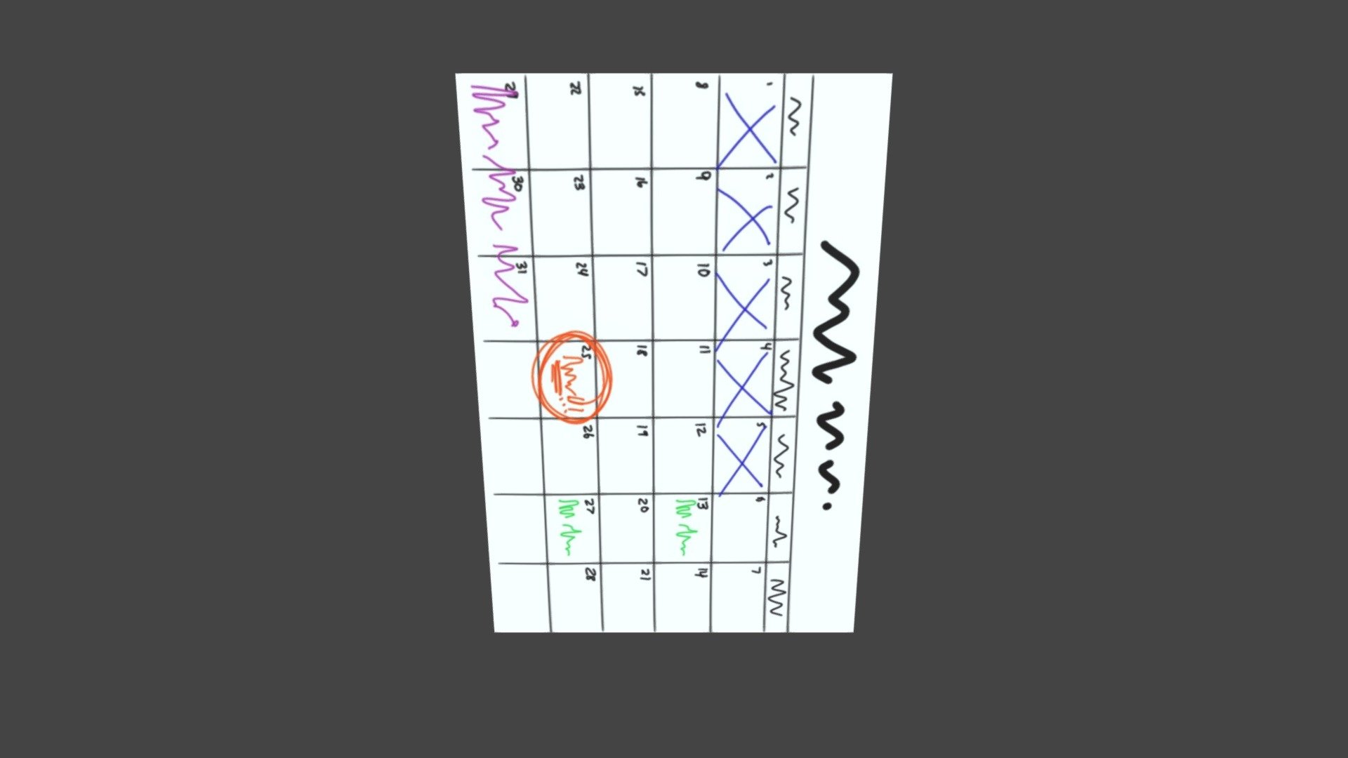 Poster - Calendar - Download Free 3D model by jazz-the-giraffe [a45c72b ...