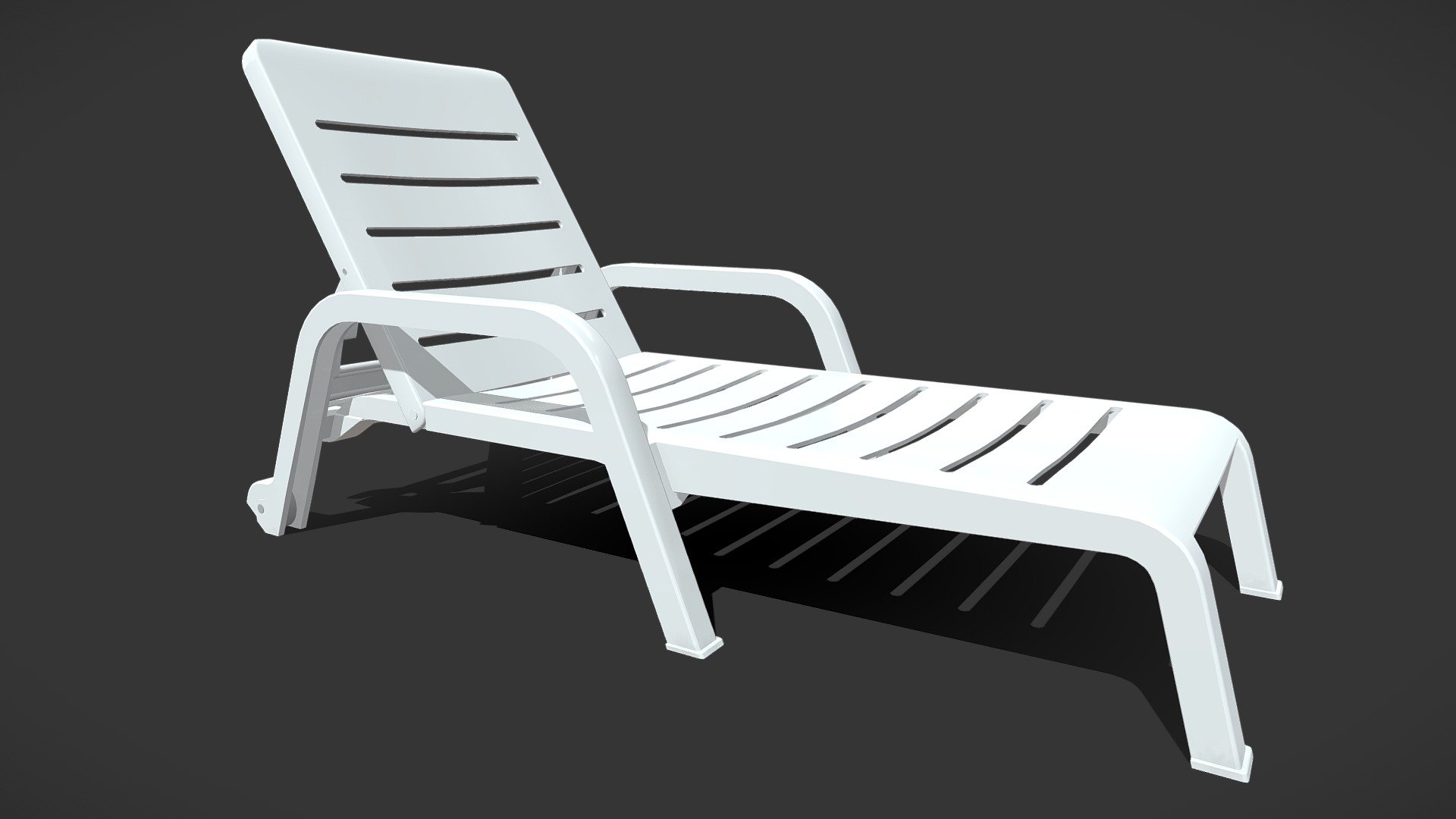PVC Chaise Lounge Chair - Buy Royalty Free 3D model by trimitek ...