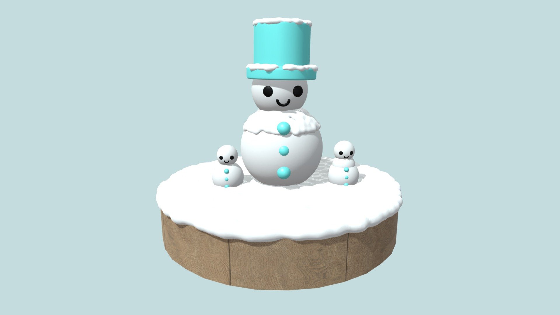 snowman - Download Free 3D model by ahmedelhirch405 [a45cf05] - Sketchfab