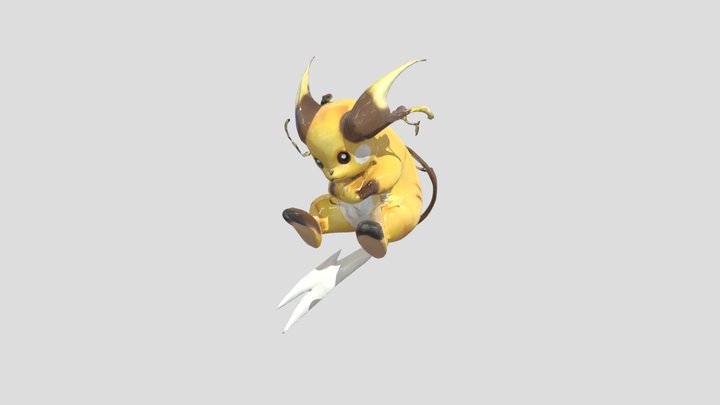 Raichu 3D models - Sketchfab
