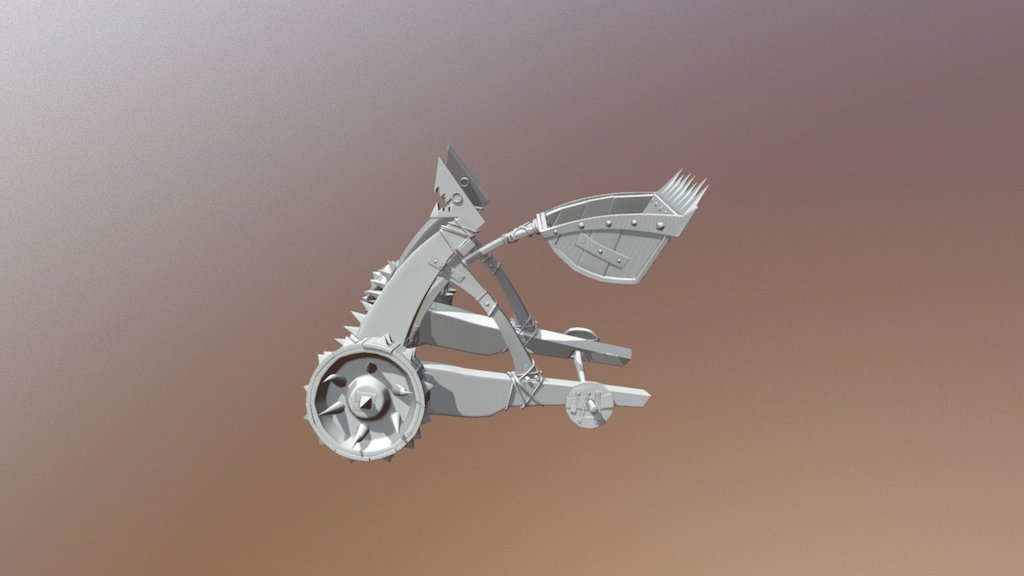Viking Catapult - 3D model by alexamaydraws [a45e6c0] - Sketchfab
