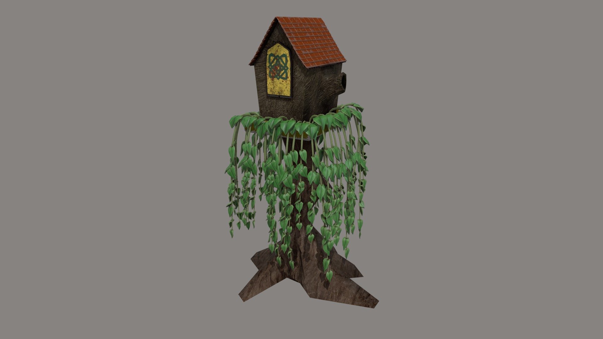 Old tree mailbox - 3D model by Catherine Lefebvre (@abygaellee ...