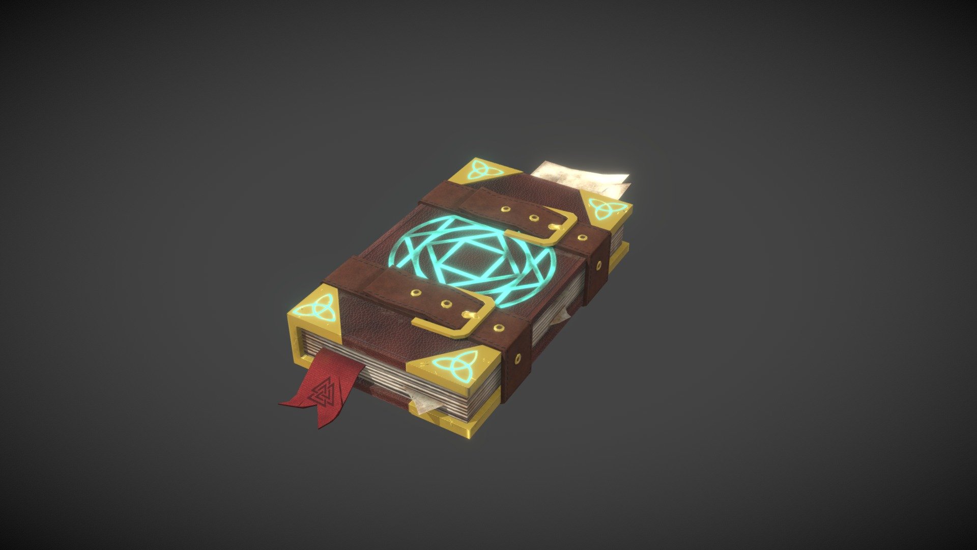 Magic Book - 3D model by serendipitea [a45f9ad] - Sketchfab