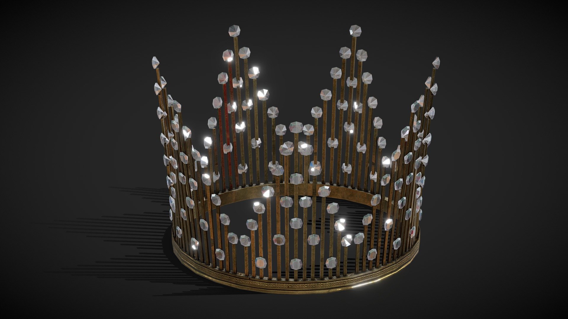 Diamond Crown - Buy Royalty Free 3D model by Karolina Renkiewicz ...