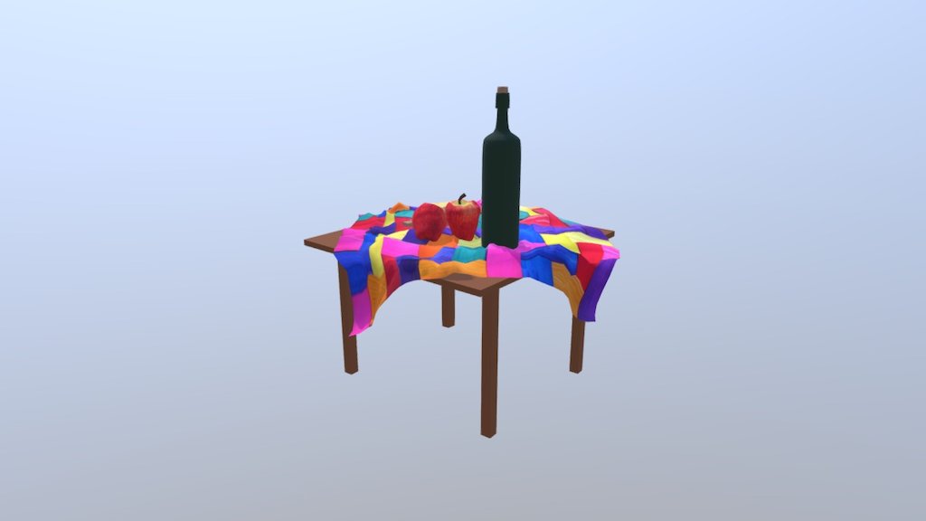 BODEGON - 3D model by Andrea.Robles [a4621b1] - Sketchfab