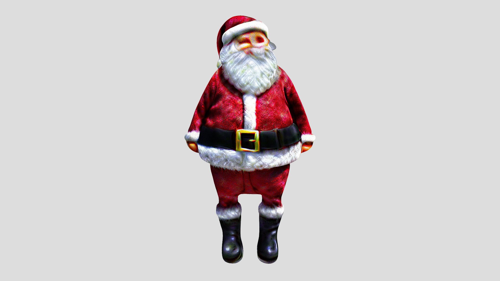 A Realictic Santa - Download Free 3D model by sidder [a464a5e] - Sketchfab