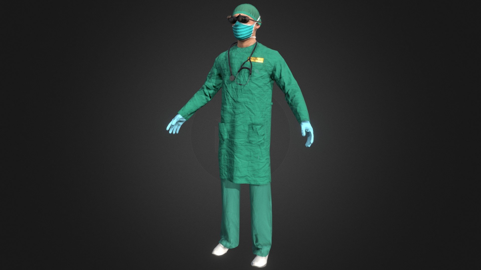 Doctor - 3D model by qad190601 [a46543d] - Sketchfab