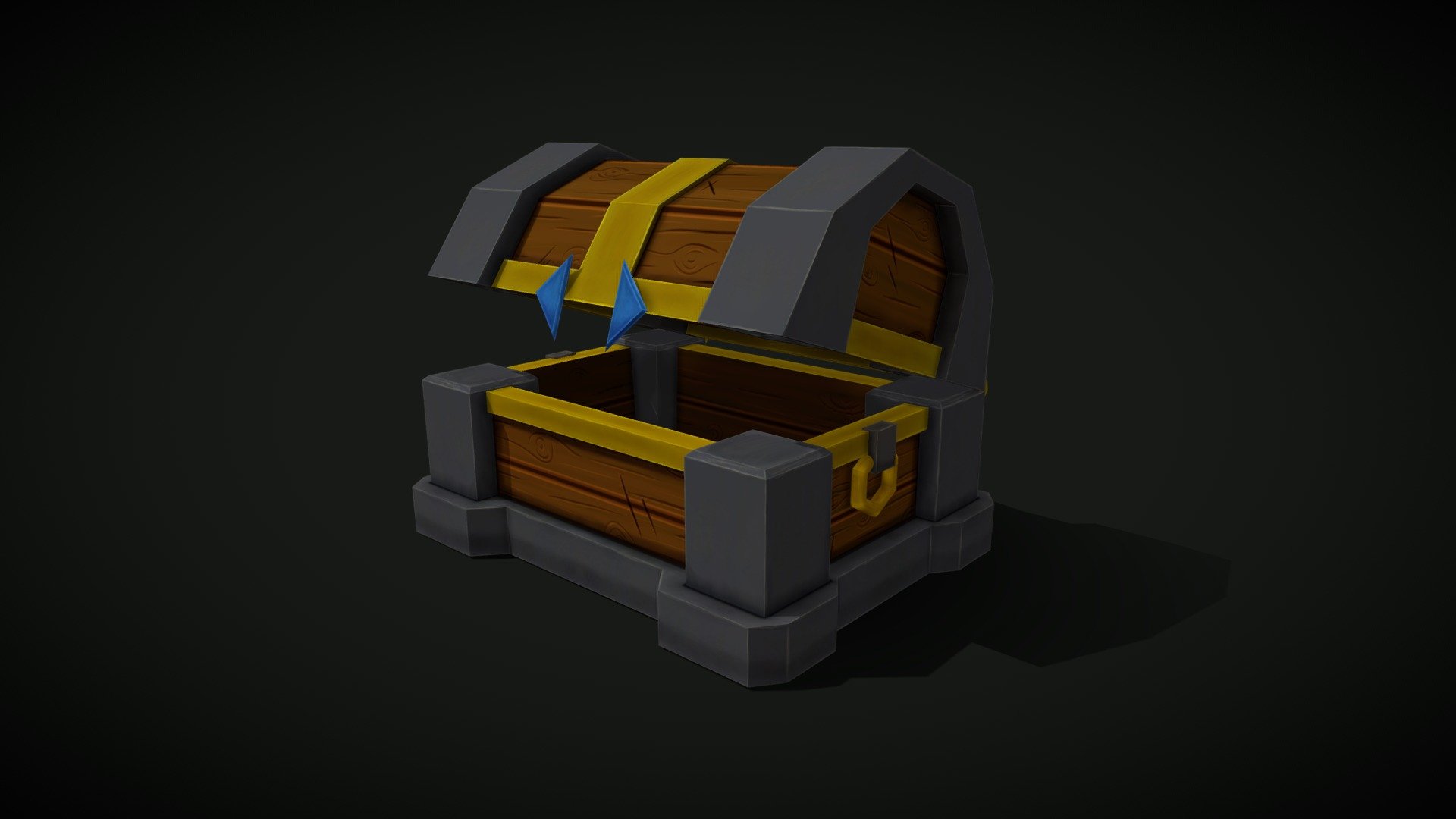 Golden Chest - Download Free 3D model by TridentCorp [a4655bd] - Sketchfab