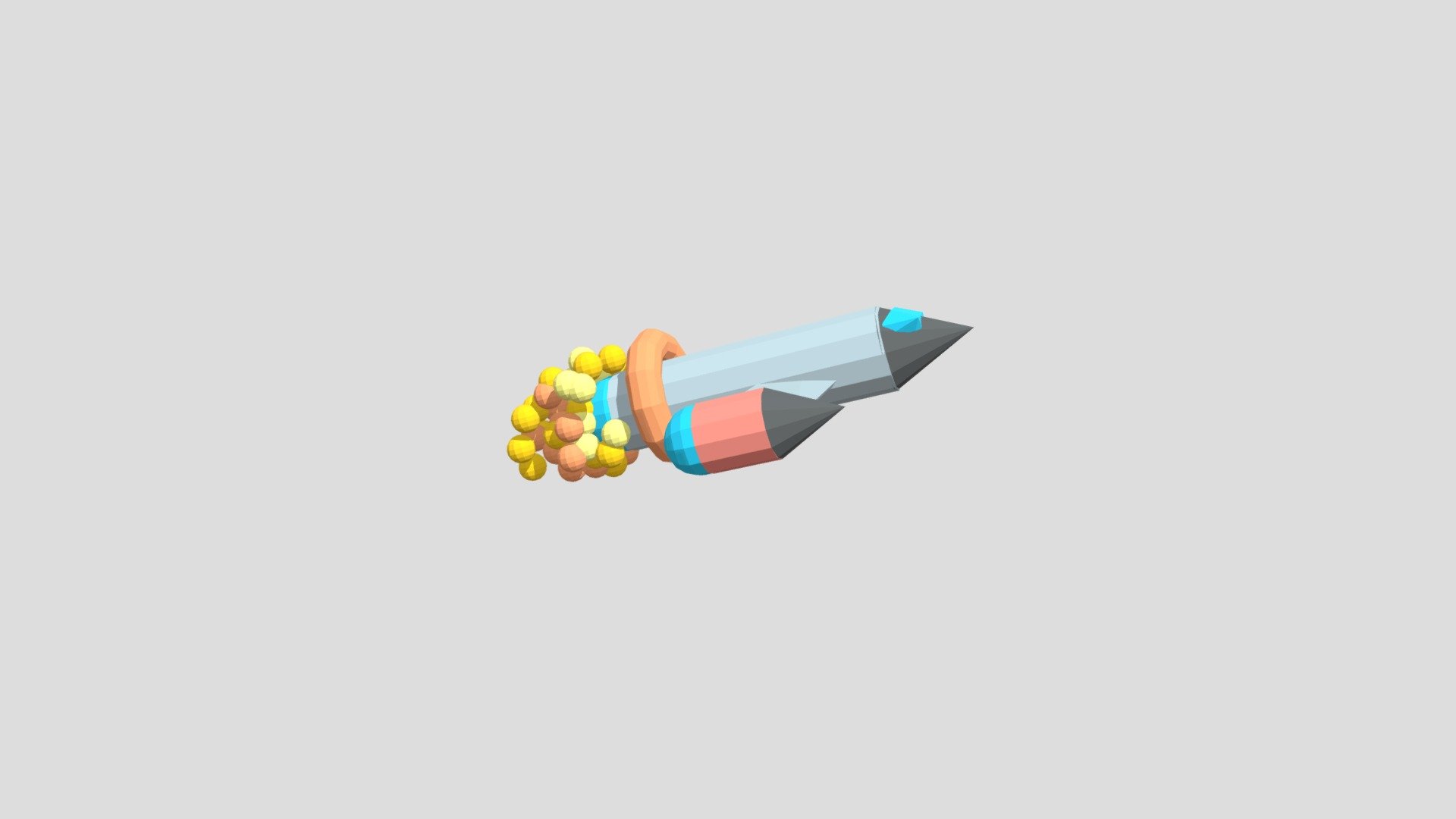 Rocket Ship In Blocks - Download Free 3D model by joshuatr [a46784f ...