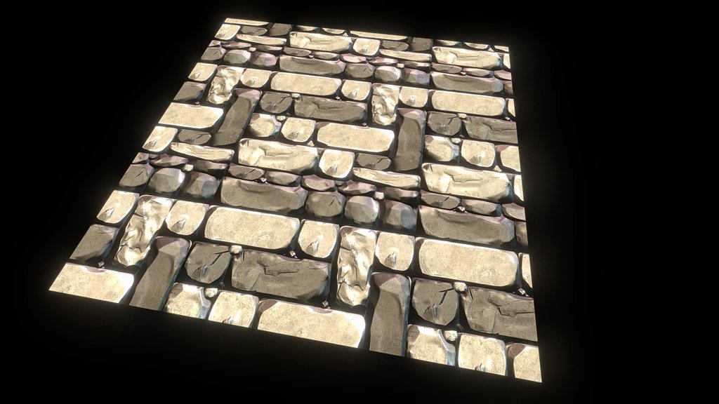 Stone Path Texture - 3D model by Arlen De Cambre (@arlendecambre ...