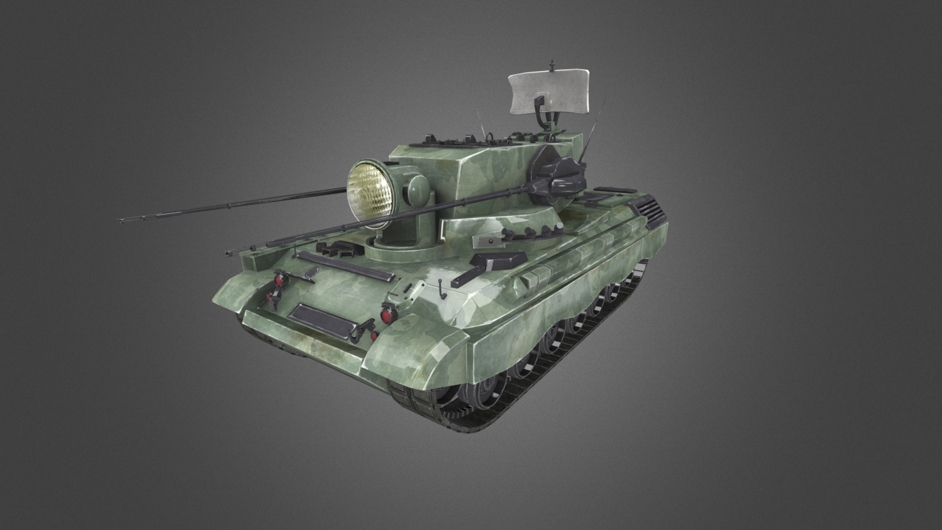 Flakpanzer Gepard Tank - 3D model by CG Duck (@cg_duck) [a46812e ...