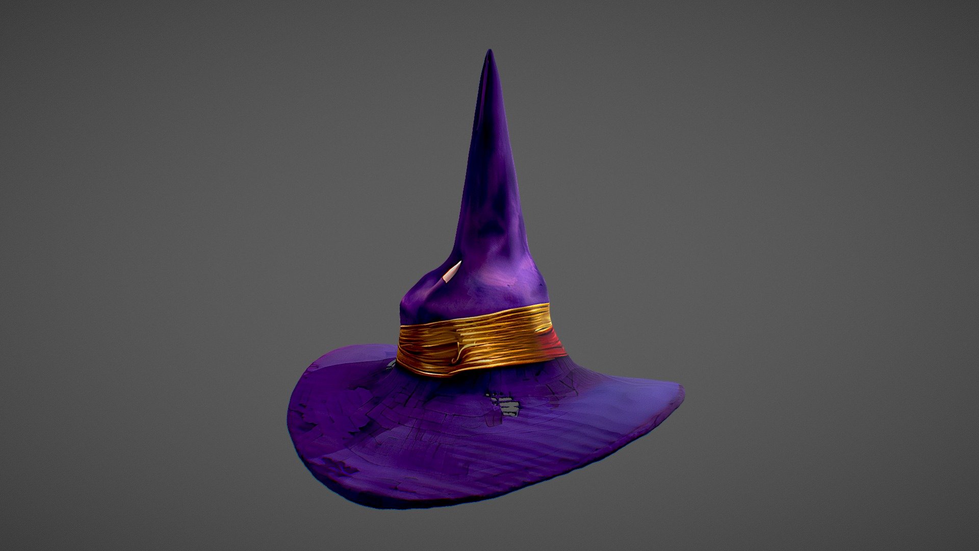 Colorful wizard hat - Download Free 3D model by Verticle [a469fa2 ...