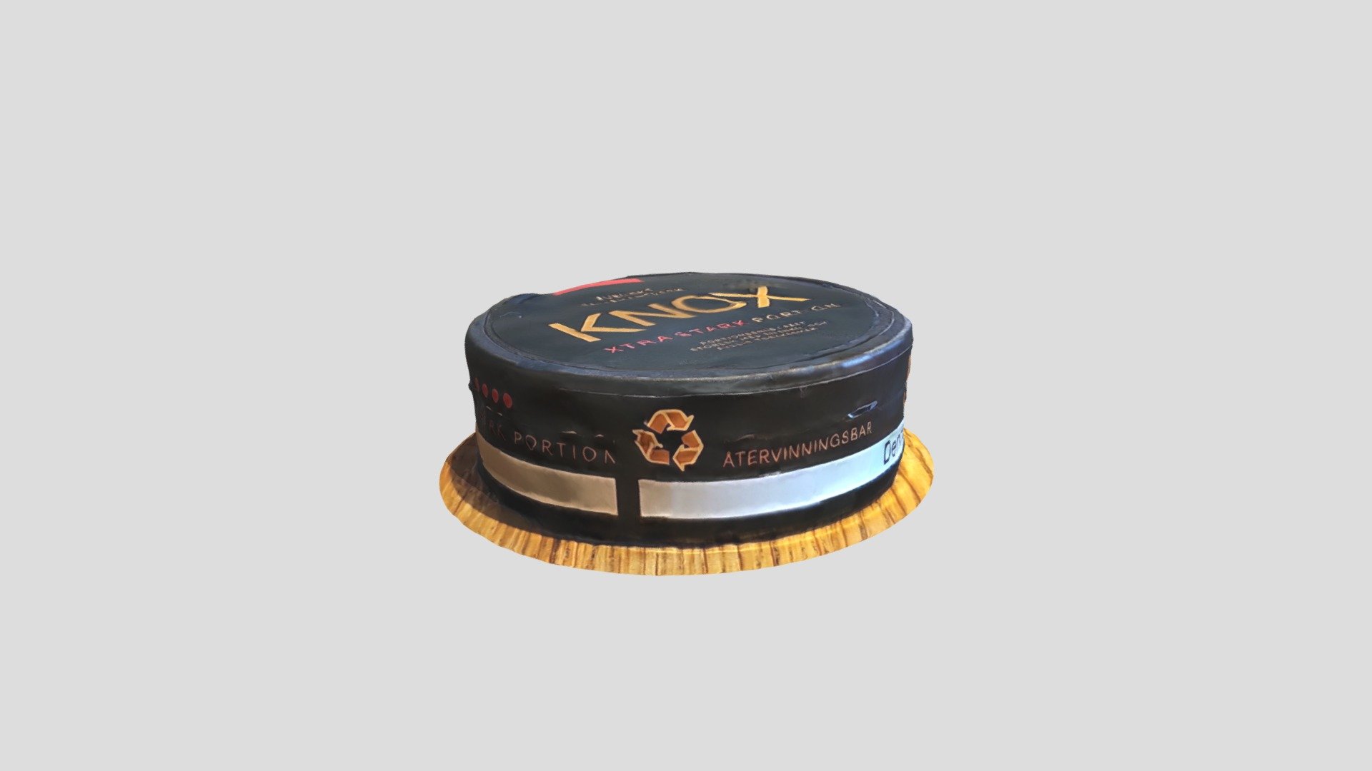 Swedish "Snus" - Download Free 3D model by nikwin-swe [a46a3ae] - Sketchfab
