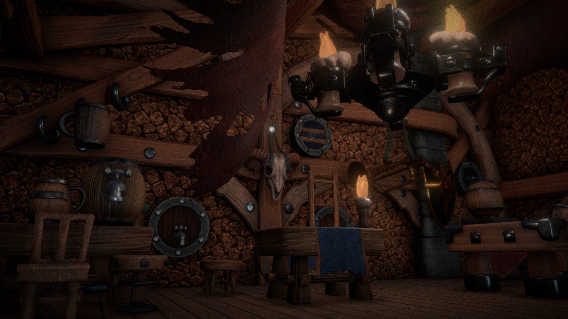 The House of Bravery(truly is Beer House) - 3D model by Sean Chang ...