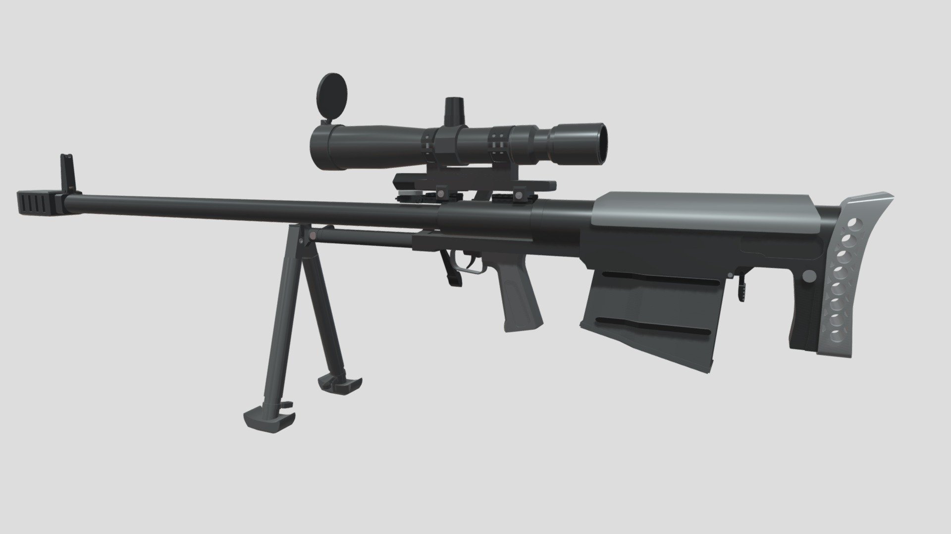 ASVK-M - Download Free 3D model by 会飞的购物清单 (@flyinglist1) [a46e199 ...