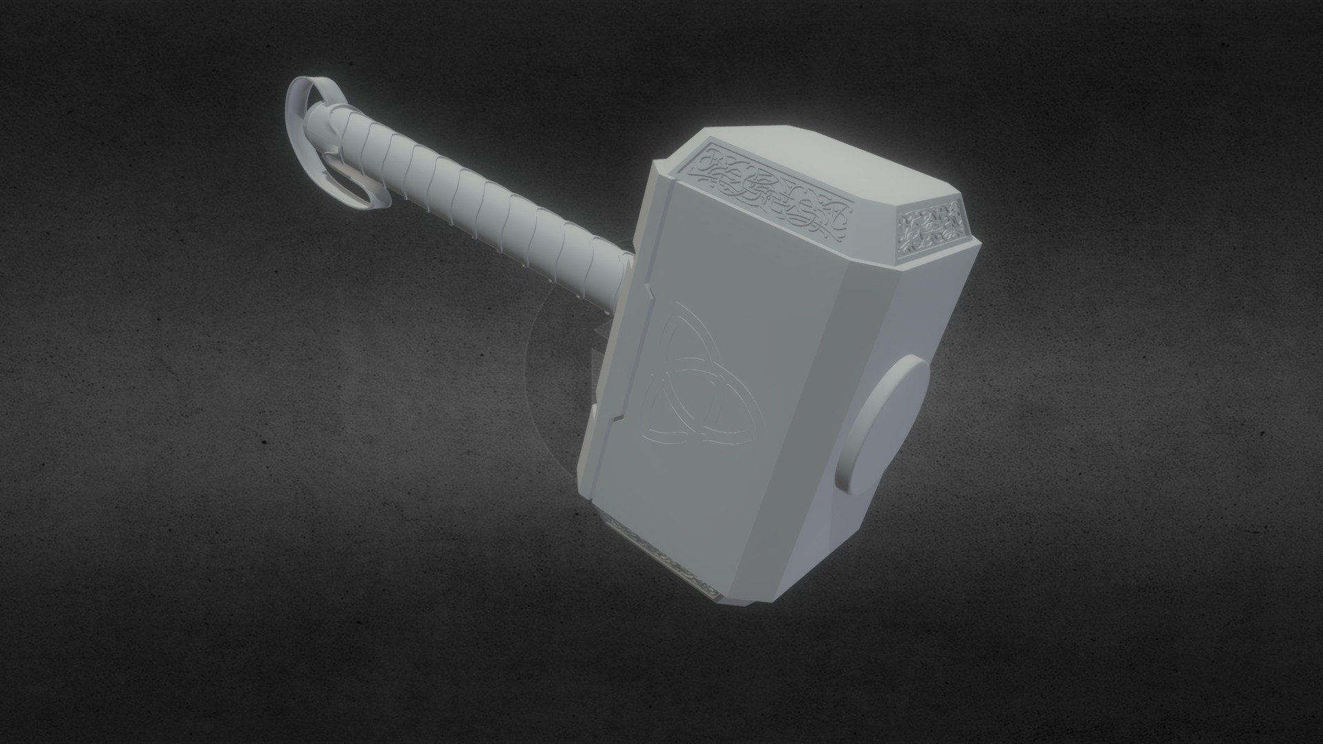 thor mjolnir - 3D model by ramsart3dworld [a46f62f] - Sketchfab