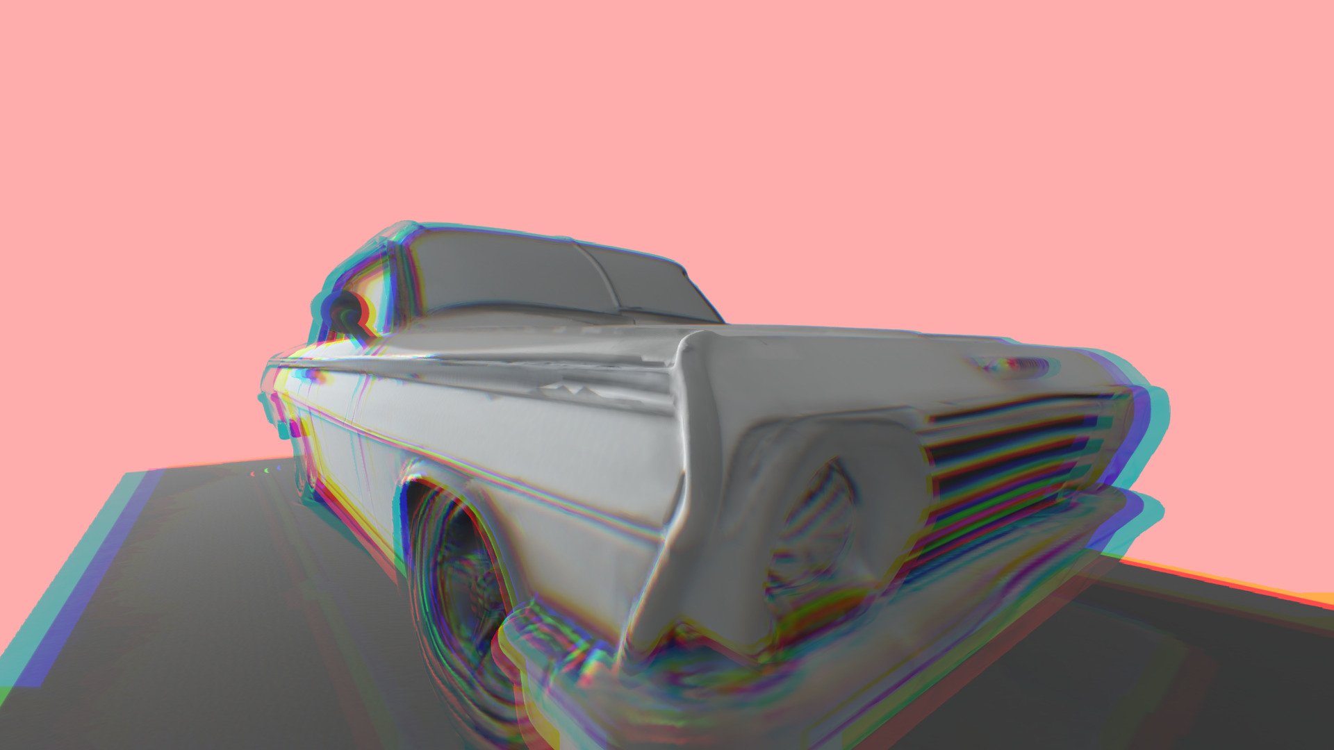 1962 - Glitched Custom Classic Lowrider - Download Free 3D model by ...