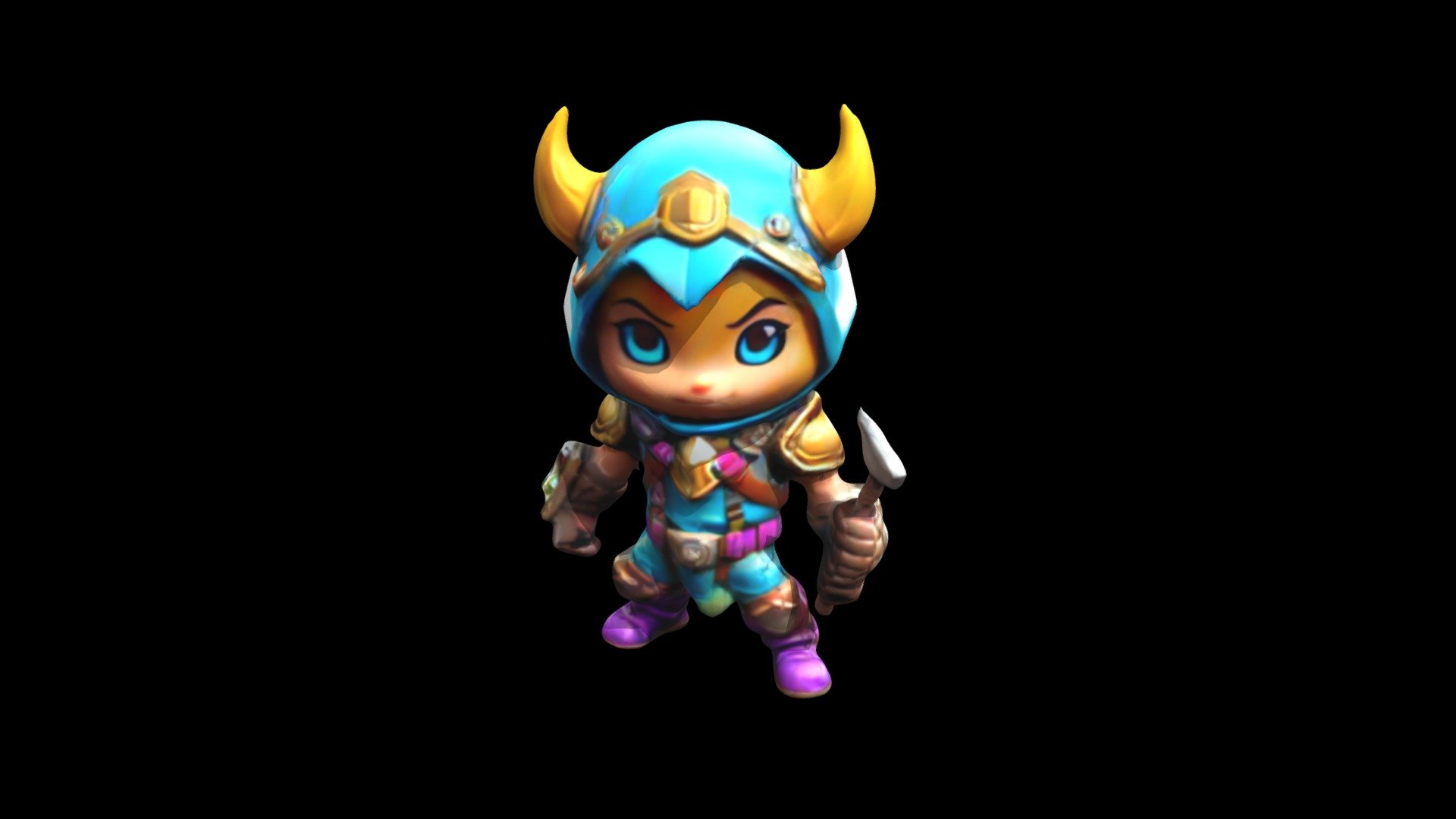 Anime Mascot - Download Free 3D model by klrxyz [a470c2c] - Sketchfab
