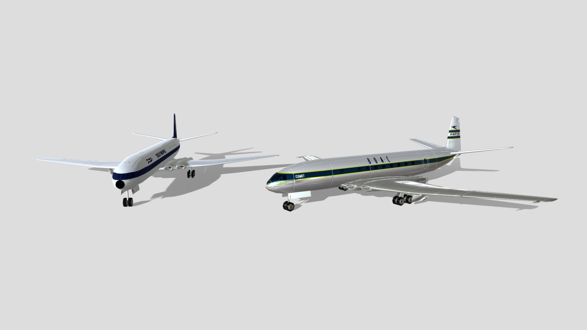 DeHavilland Comet - Download Free 3D model by Yakudami [a47217b ...