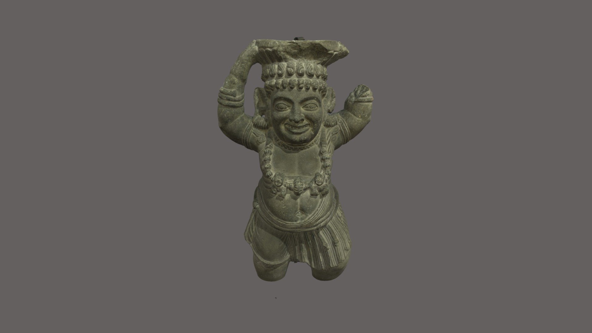 Meet the Joyful Yaksha from Pitalkhora - 3D model by Poorvaa Malhotra ...