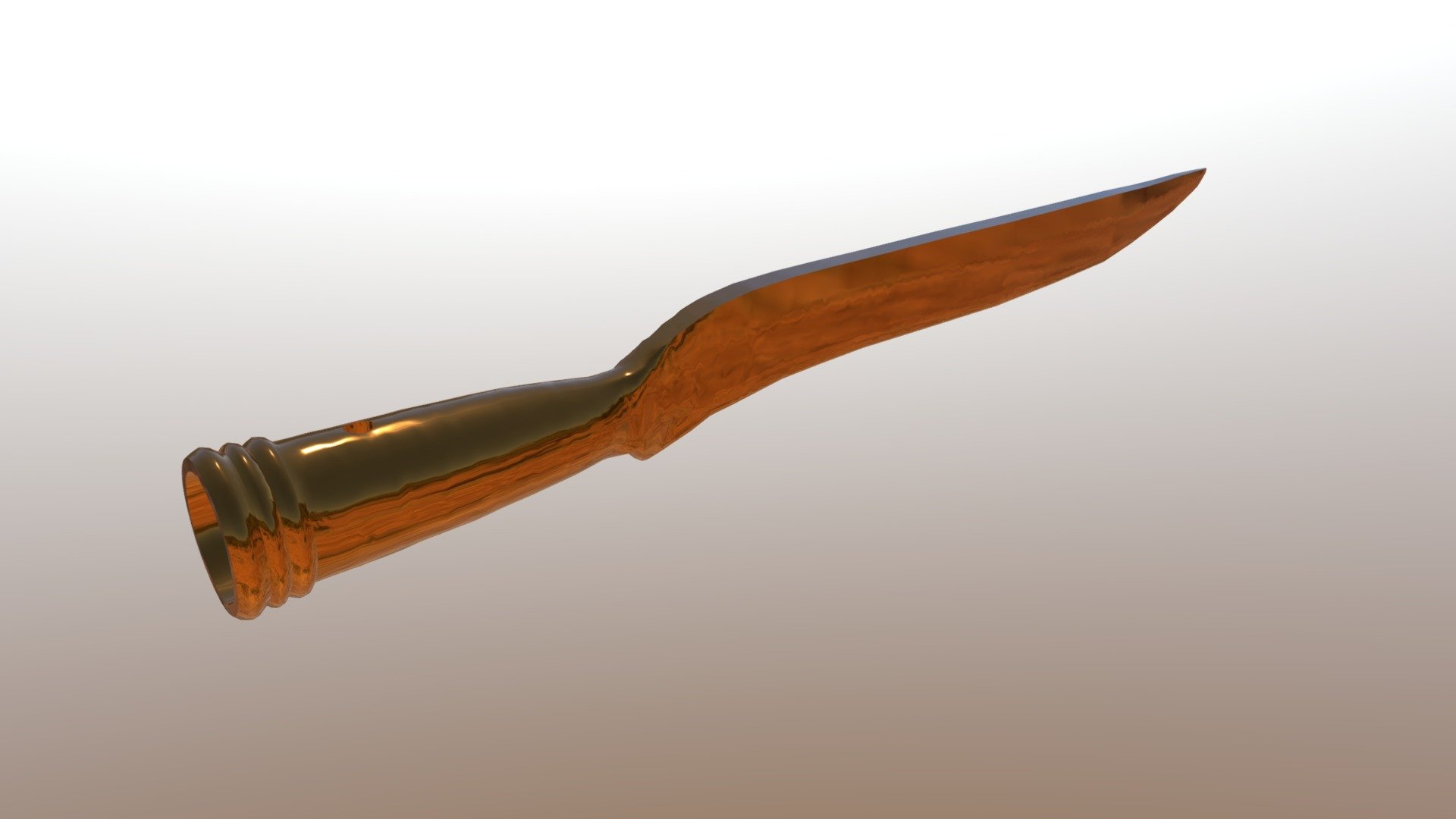 Bronze Age knife from Onstwedde - Buy Royalty Free 3D model by Soepra ...