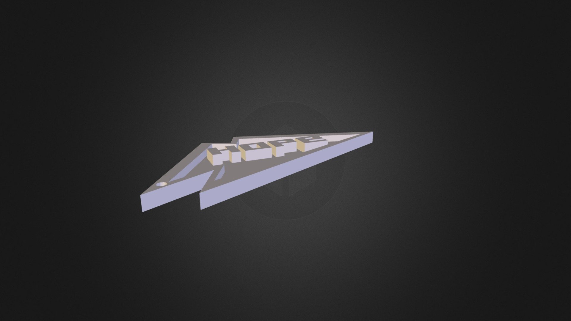HOPE Badge - 3D model by 3dindustries [a47254a] - Sketchfab