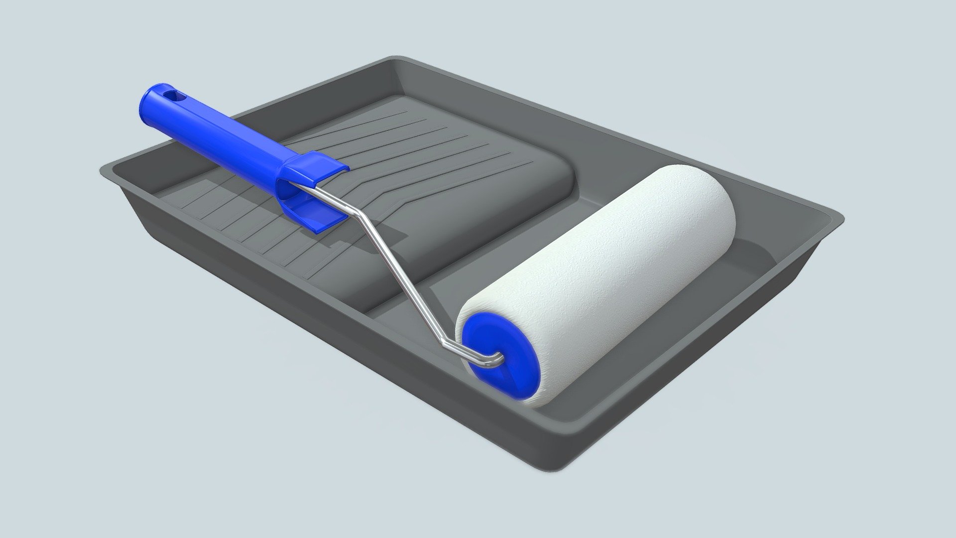 Paint Roller - Buy Royalty Free 3D model by 3Dee (@mellydeeis) [a475fee] - Sketchfab Store