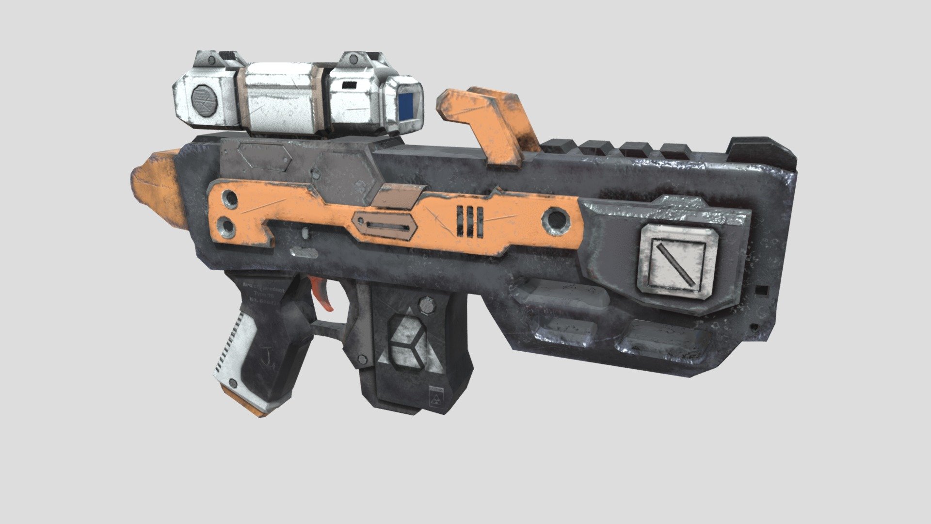 Laser Gun - Download Free 3D model by rjing [a47765e] - Sketchfab