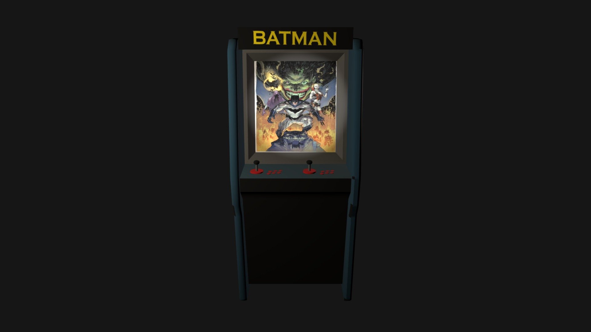 arcade kast - 3D model by MikeBorgardijn [a477d8d] - Sketchfab