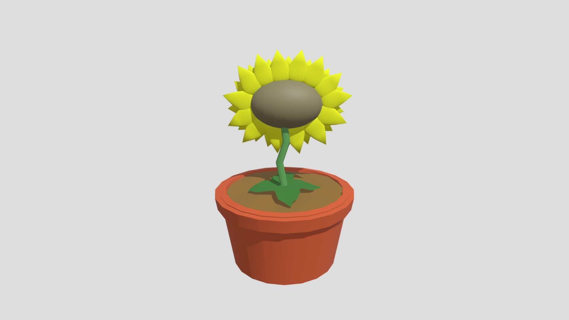 Sunflower vs Zombies - 3D model by thatnadiaK [a478e36] - Sketchfab