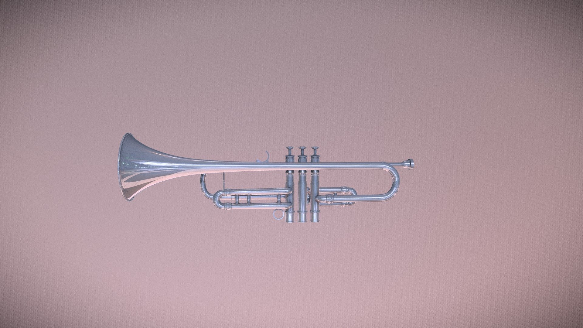 Trumpet - 3D model by Simon Bakken (@SimonBakken) [a47a689] - Sketchfab