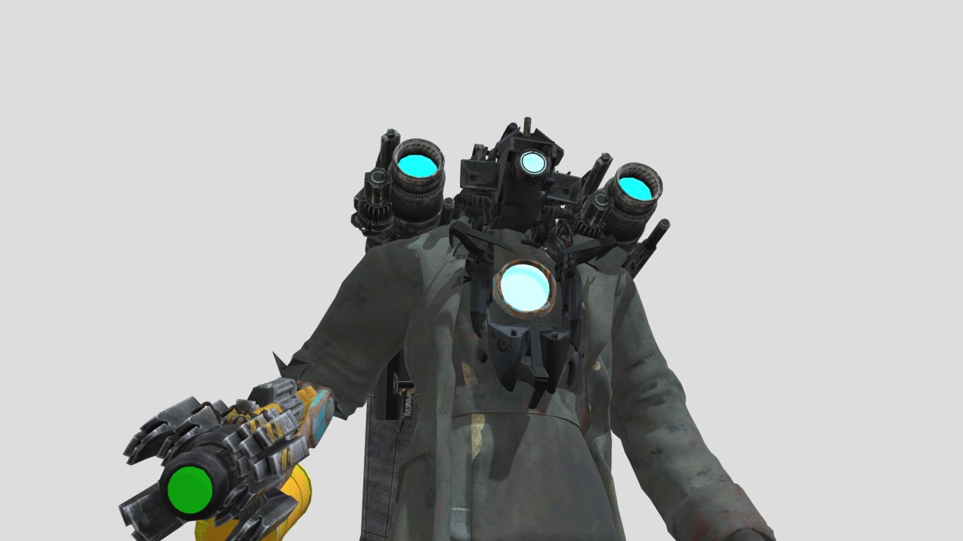 Upgraded Titan cameraman (UTCM) (acid gun) - Download Free 3D model by ...