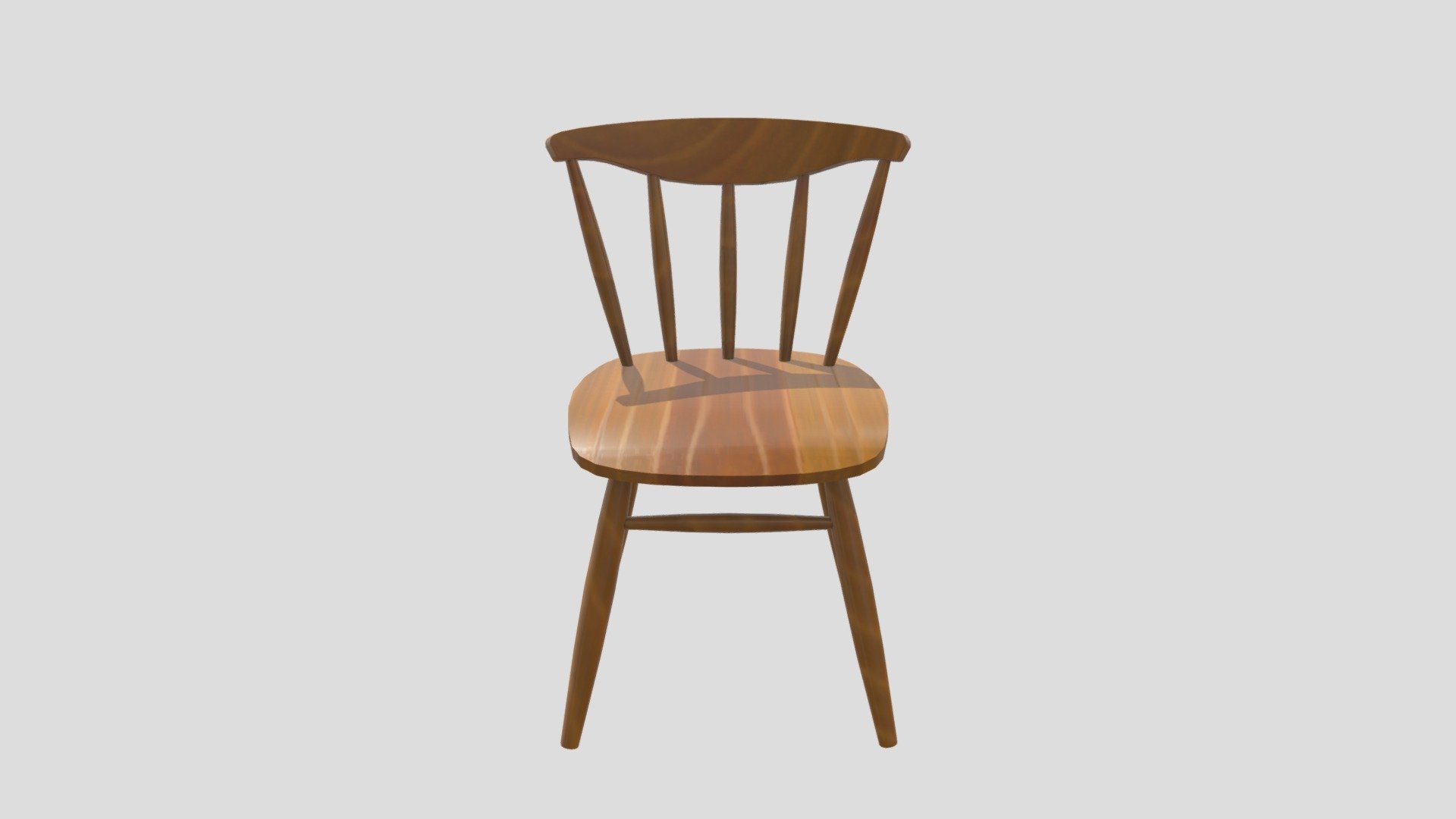 Kitchen Wood Chair - 3D model by Zaki Kazmi (@zakikazmi) [a47cdd3 ...