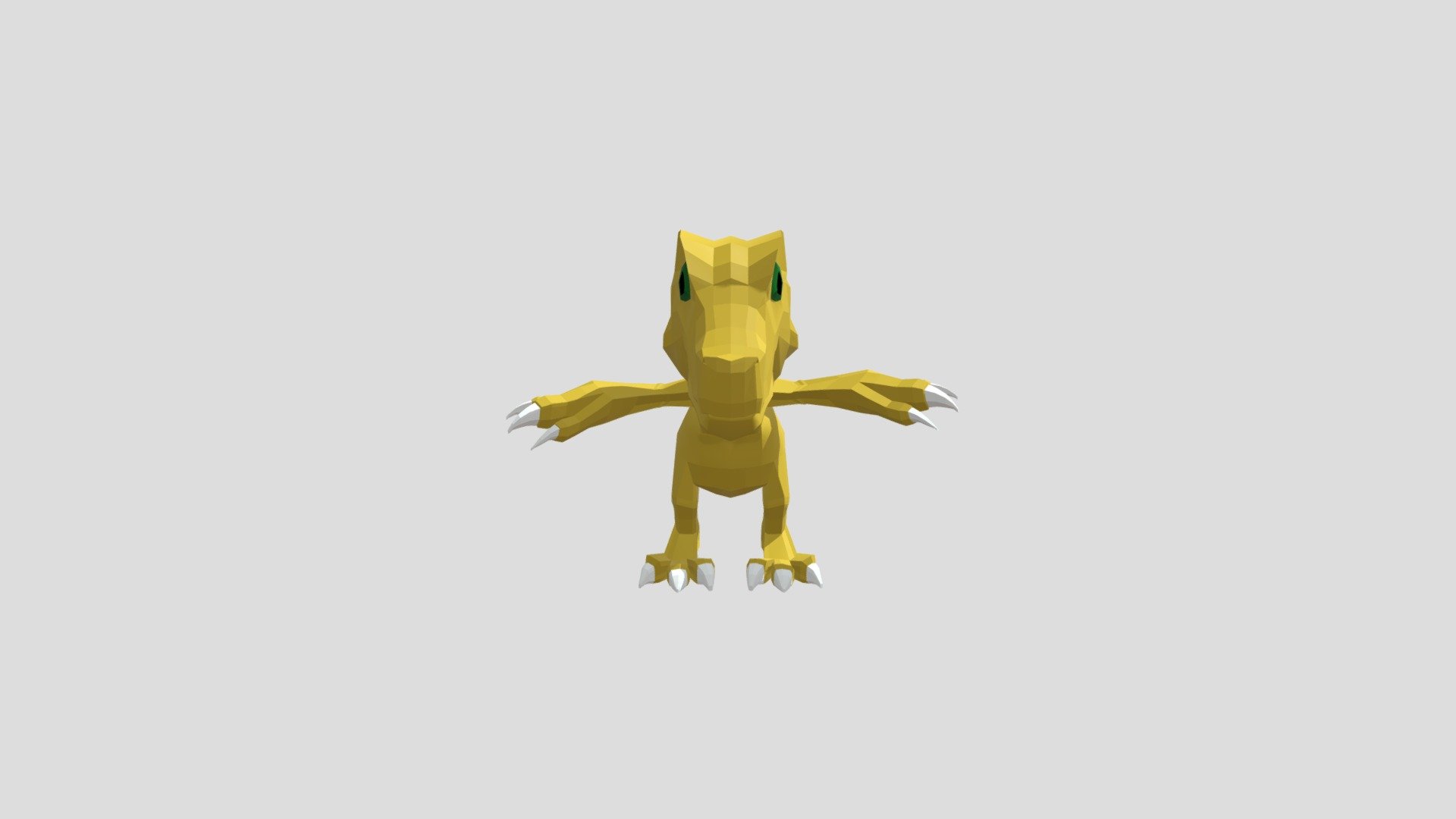 agumon - 3D model by snakie413 [a47dbb3] - Sketchfab