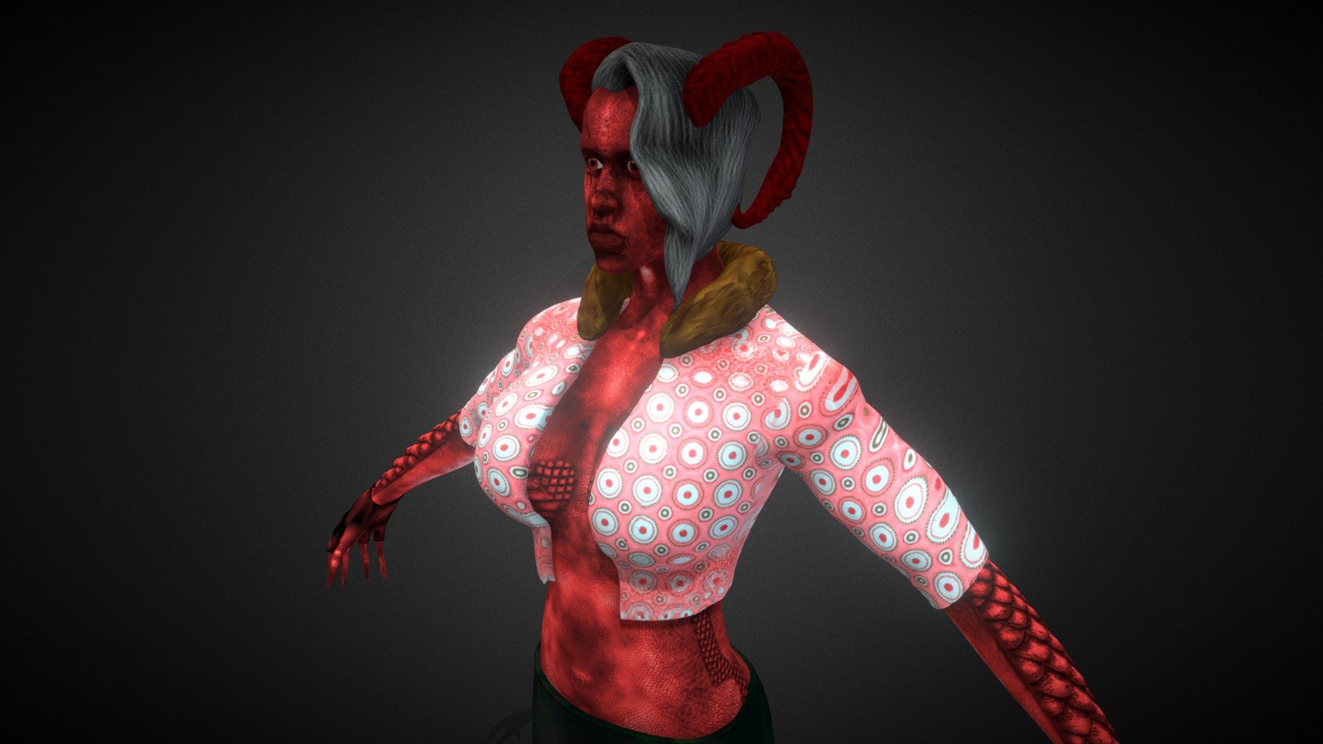 Demon - Hellfire - 3D model by ArtAdept (@AdeptKingK) [a47eb0b] - Sketchfab