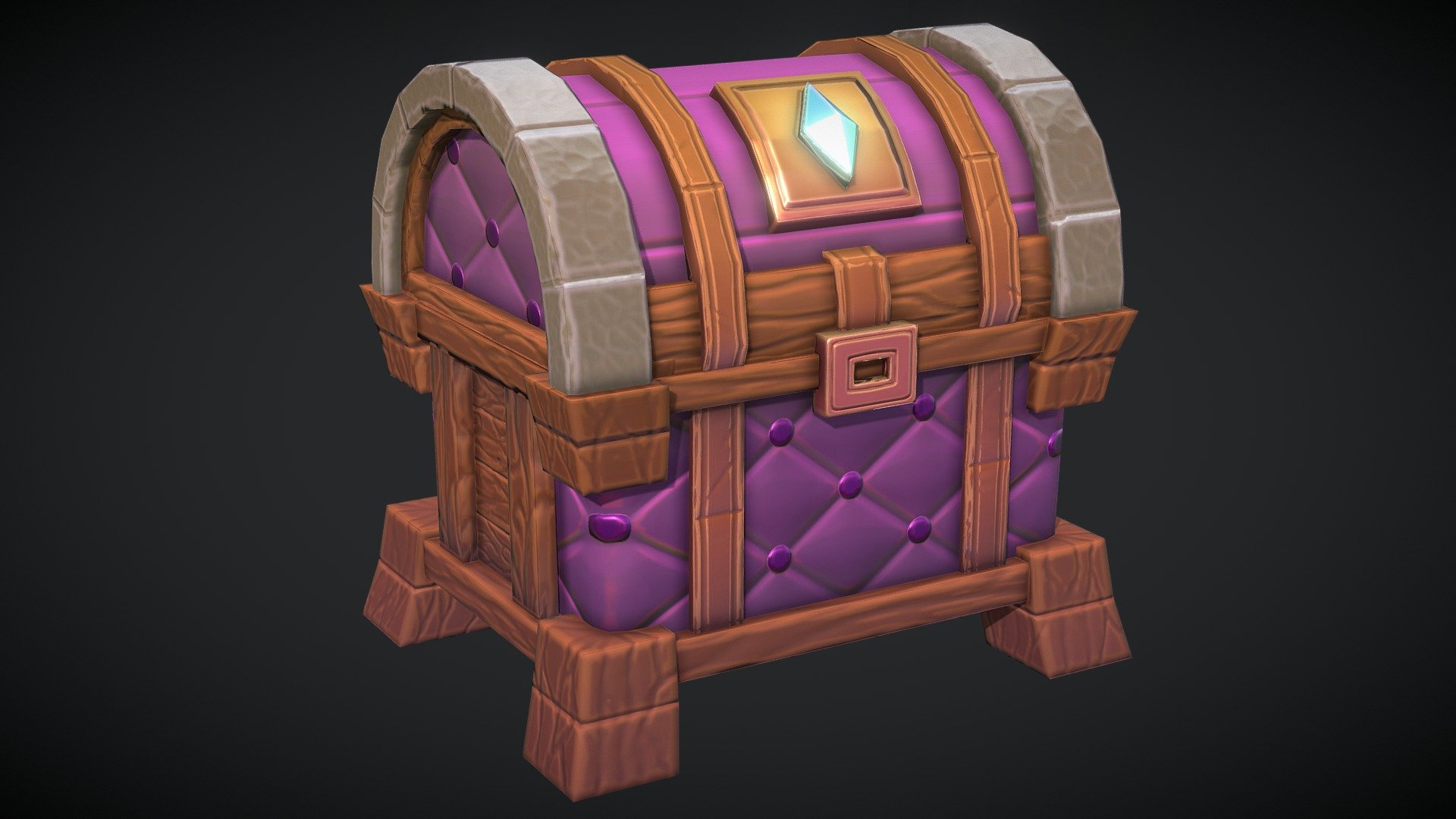 DAE Treasure Chest - 3D model by Jorrit Van de Velde (@TheLordCthulhu ...