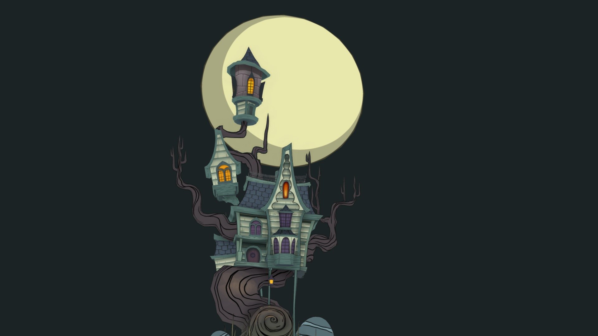 Haunted Treehouse - 3D model by Lerato (@leratosemmelink) [a480833 ...