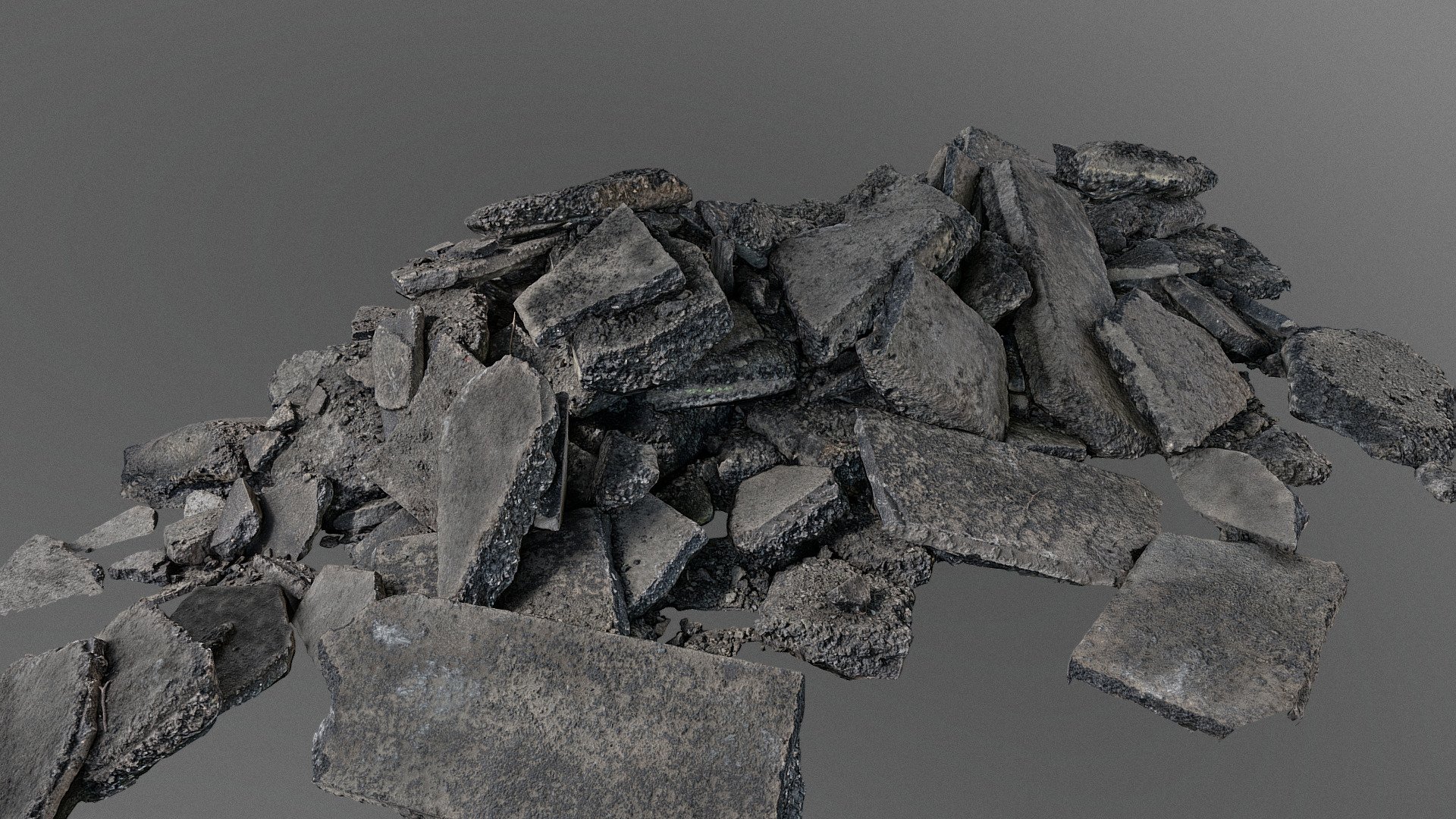 Asphalt debris heap - Buy Royalty Free 3D model by matousekfoto ...