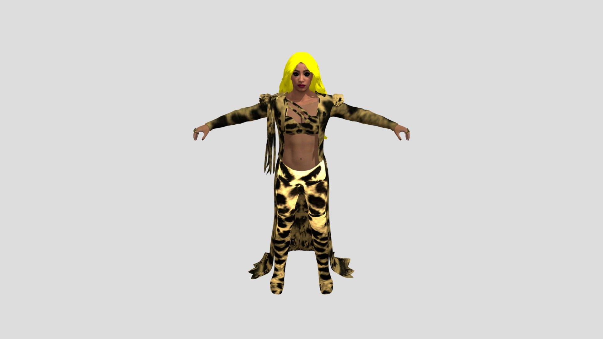 wwe Sasha banks tiegr - Download Free 3D model by dallas.wilkerson ...