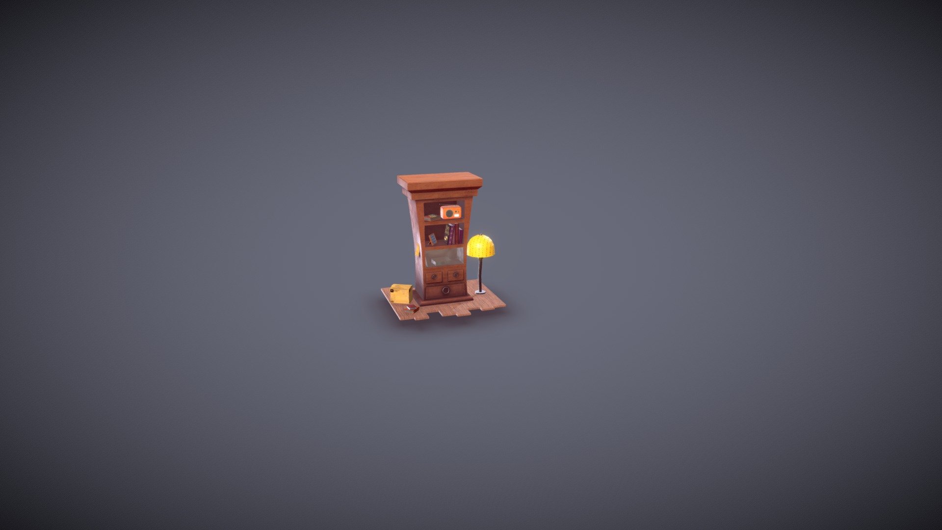 Stylized cupboard - 3D model by raghulsharma01 [a4818ab] - Sketchfab
