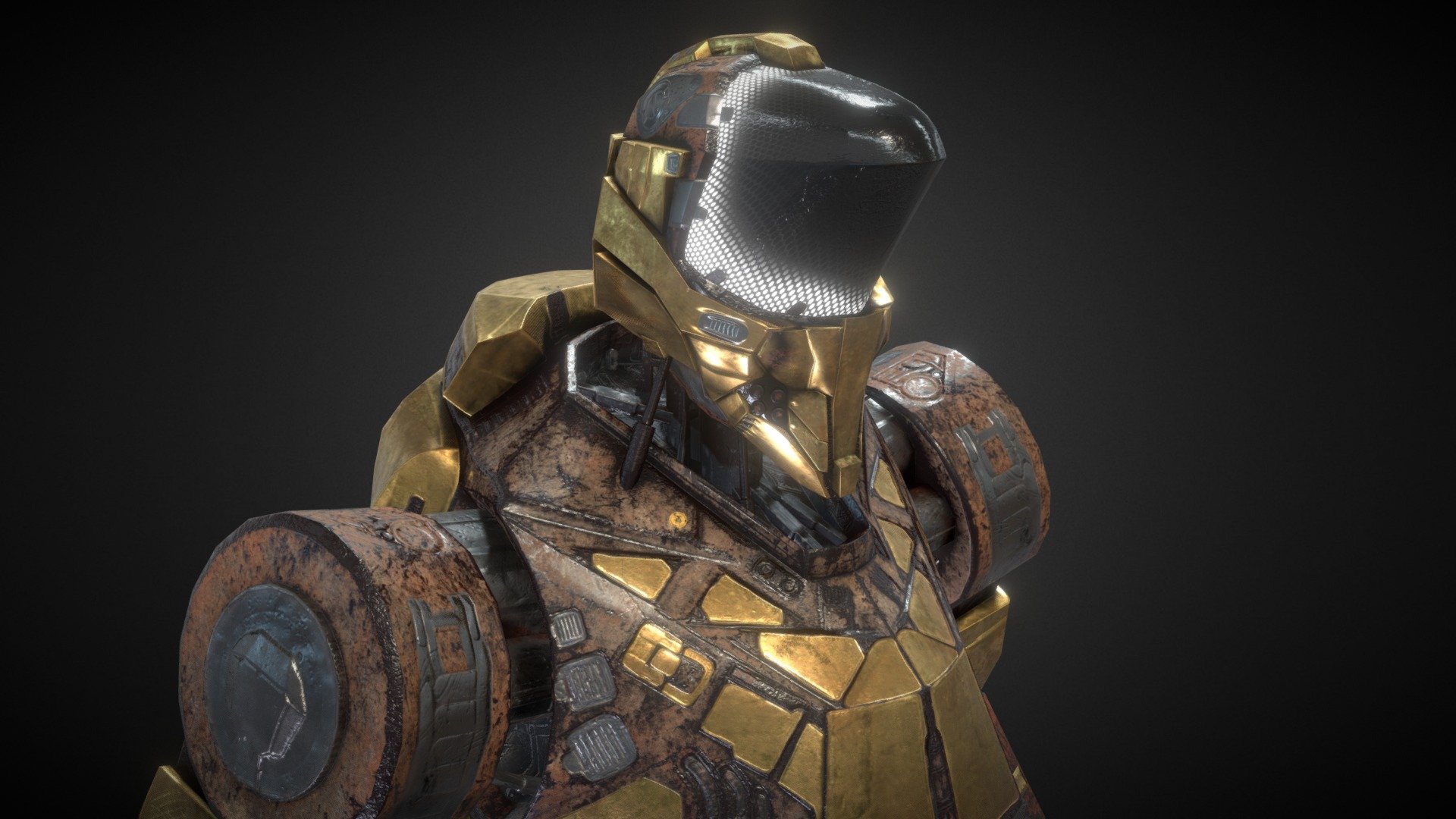 Mecha XL - Base Body - 3D model by zasfarr [a486bab] - Sketchfab