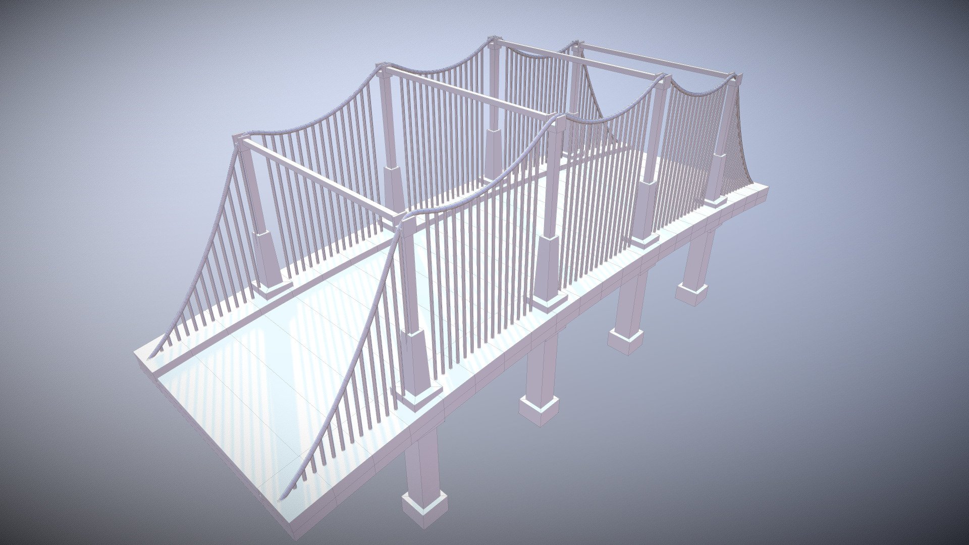 Bridge - 3D model by Matius [a488d28] - Sketchfab