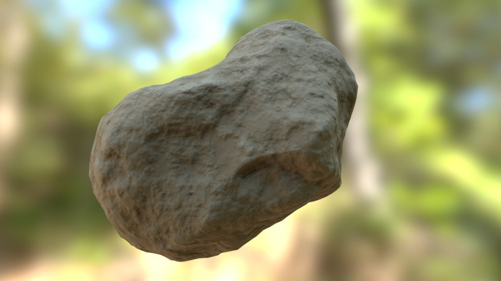 Small Rock - 3D model by Sean Harlow (@sharlow) [a48a890] - Sketchfab