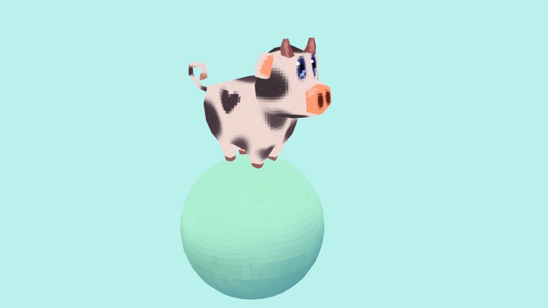 Space Cow - 3D model by Ale_Montes [a48bf18] - Sketchfab