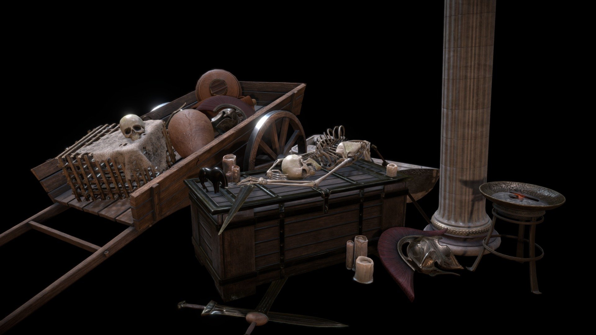 Labyrinthian Assets - 3D model by petecowled [a48d1b5] - Sketchfab