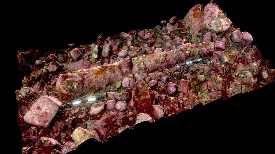 Cannon 6009, Gun Rock, Outer Farne Islands - 3D model by Wessex ...