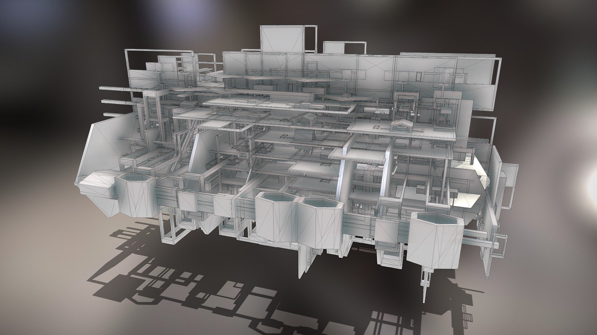 The factory - part 2 - Download Free 3D model by kronpano [a48f1e4] - Sketchfab