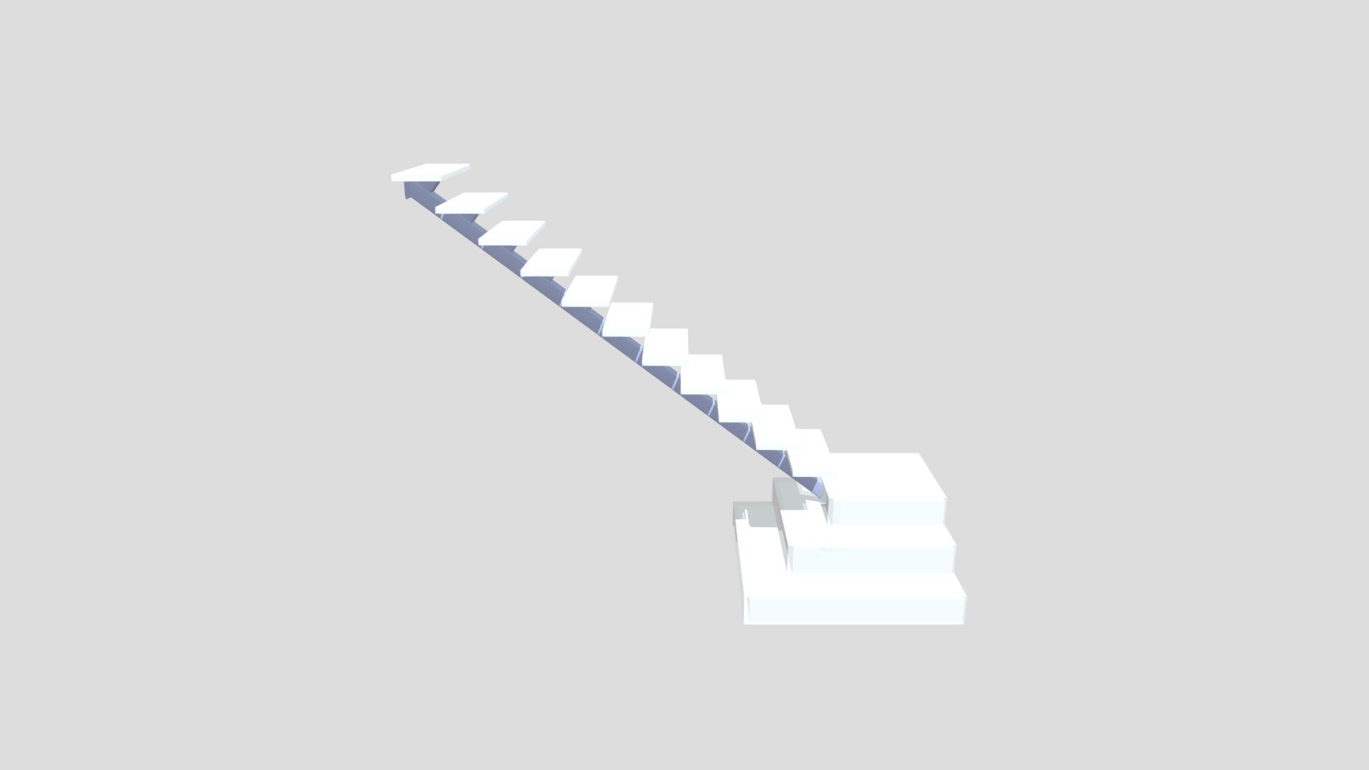 90degree stairs - 3D model by ampbll [a48f9e2] - Sketchfab